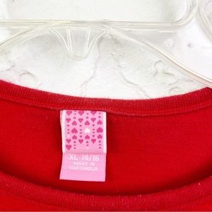 Tops | Y2k Early 200s Red Heart Sequin Long Sleeve Fitted Baby Tee ...